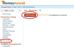 How to Add Owner-Submitted Reviews – HomeyHawaii